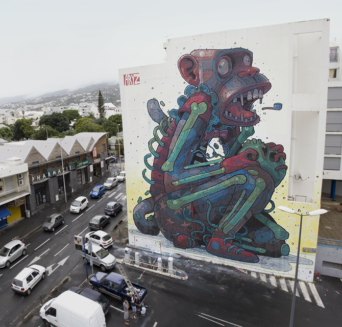 Aryz and his huge murals - Spraydaily.com